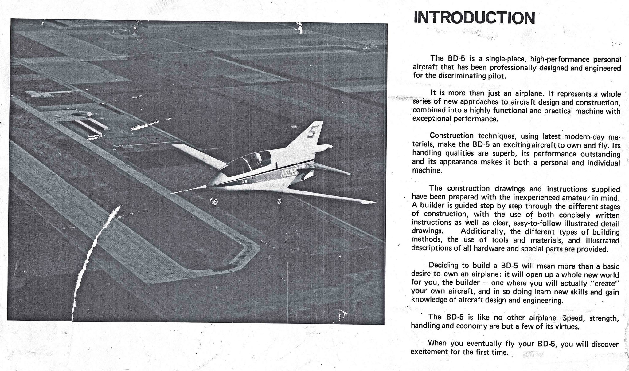 BD-5: Original Plans – Bede Aero Southeast